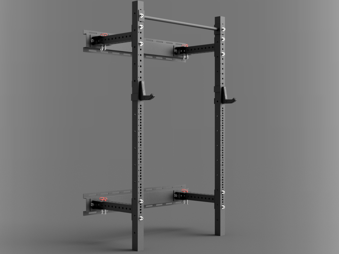 Inklapbare Wall Mounted Power Rack SQMIZE® ELITE CLUB SQ622 OPT ...
